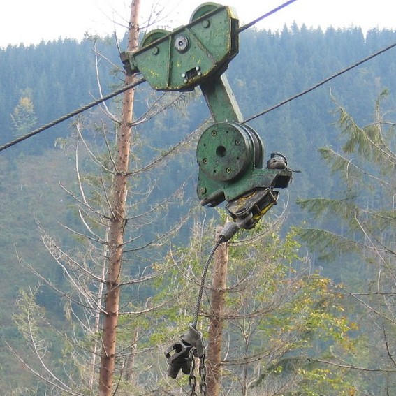 VLN Carriage for cableway – Forest Machinery